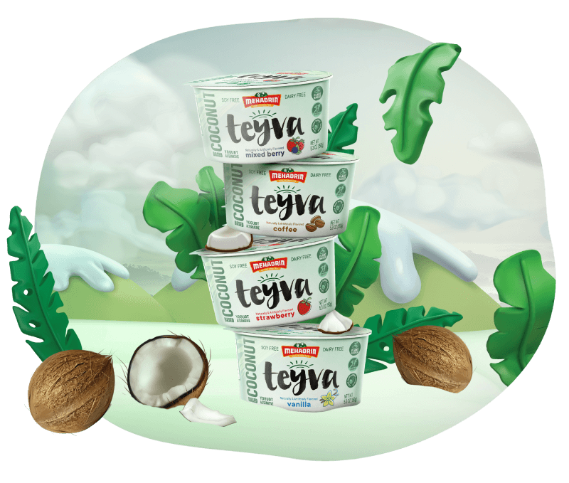 Teyva. All-Natural & Non-Dairy - Mehadrin Dairy